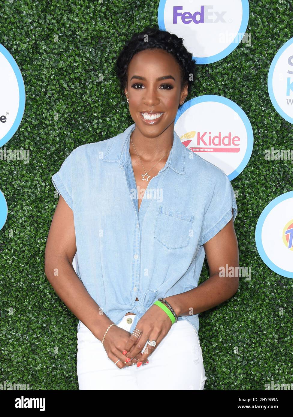 Kelly Rowland attending Safe Kids Day at Smashbox Studios in Culver ...