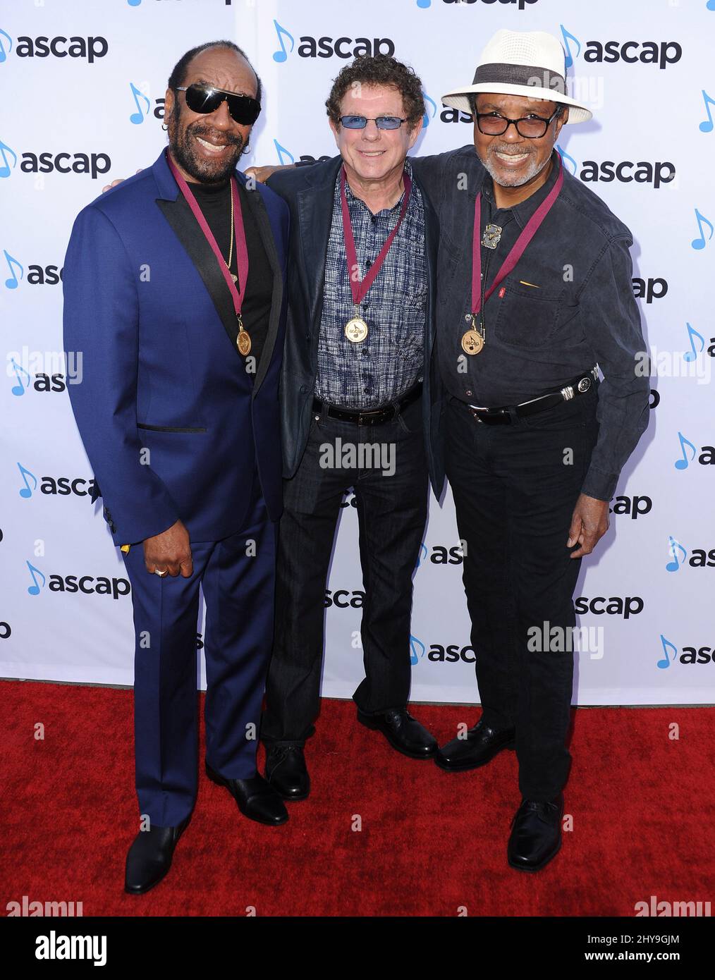 Harold Brown, Lee Oskar, Howard E. Scott attending the 2016 ASCAP Pop ...