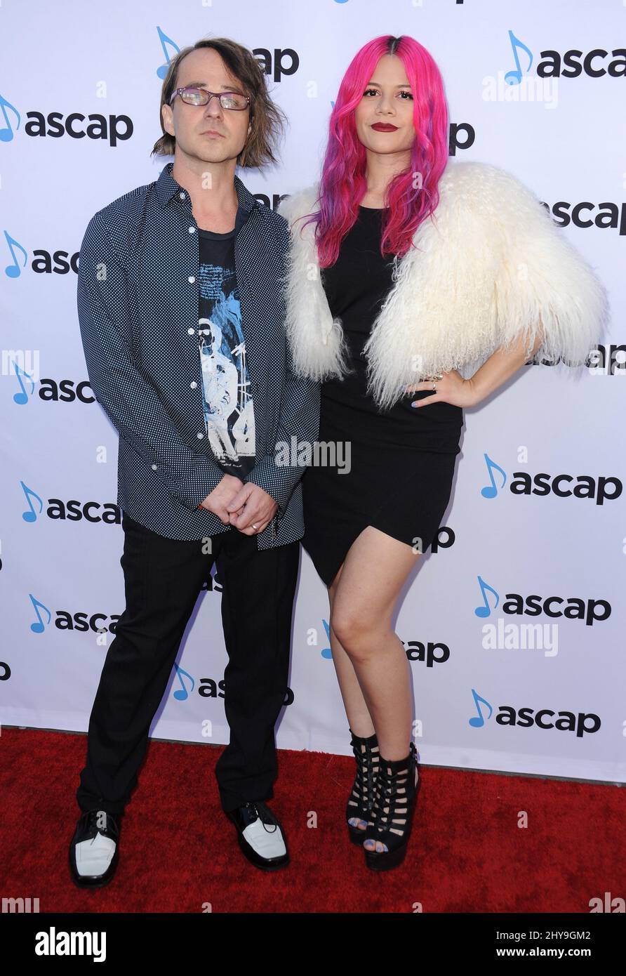 Matthew Hager, Allison Iraheta 'Halo Circus' attending the 2016 ASCAP ...