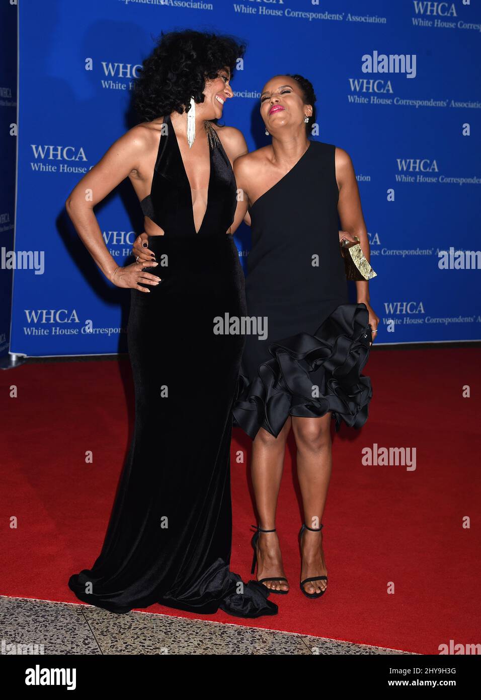 Tracee Ellis Ross & Kerry Washington White House Correspondents ...