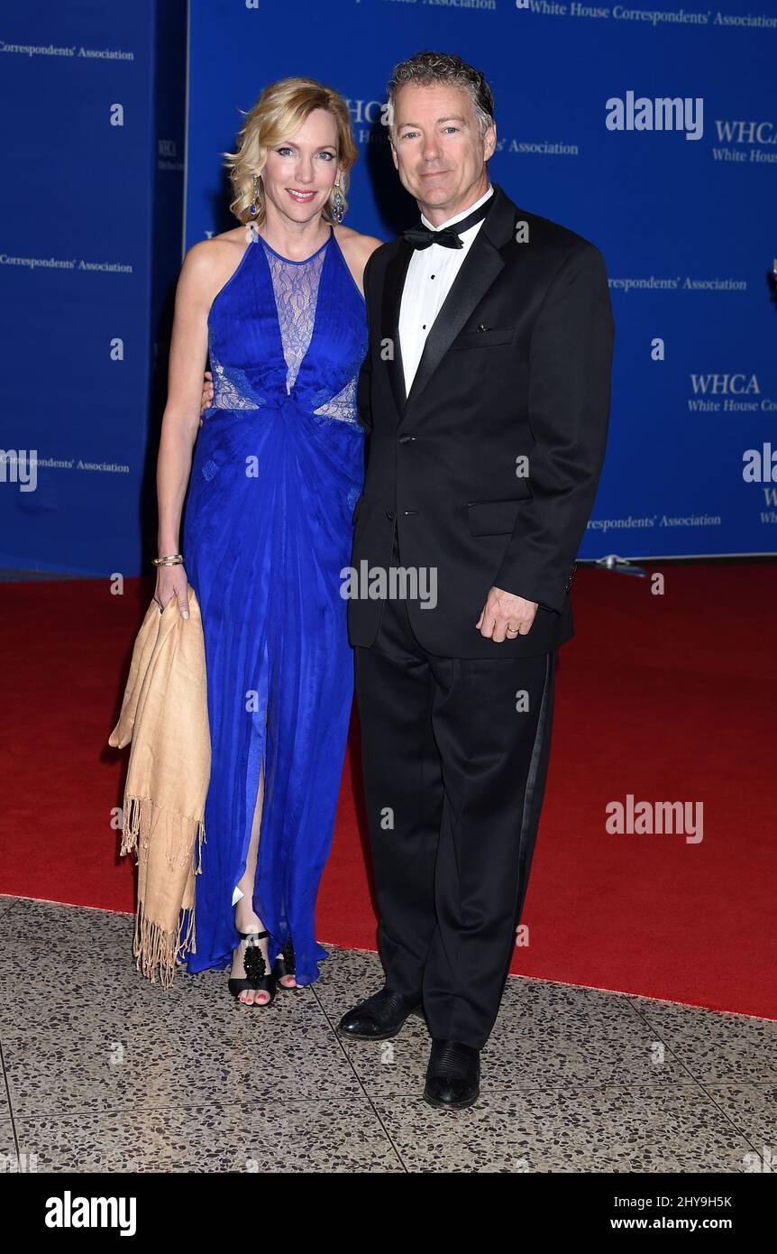 Rand Paul & Kelley Rand White House Correspondents' Association held at ...