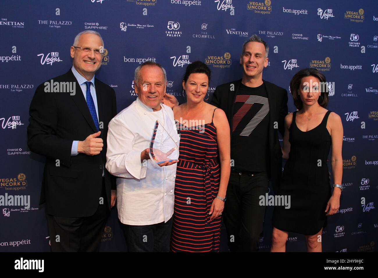Gary Selesner, Wolfgang Puck, Cathy Tull, Adam Rapoport, Pamela Drucker ...