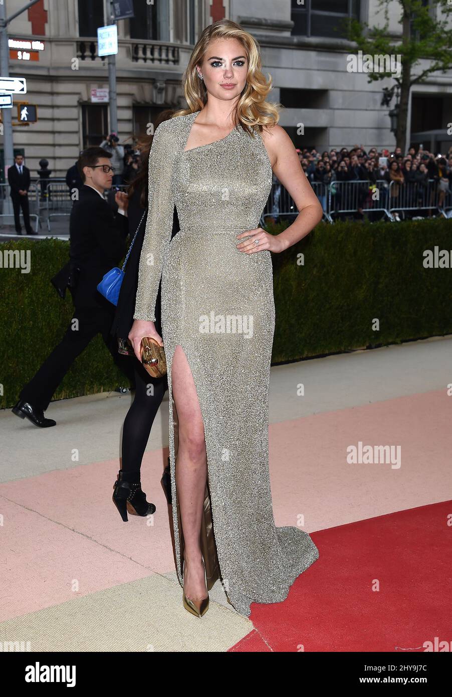 Kate Upton attending the Costume Institute Benefit at The Met ...