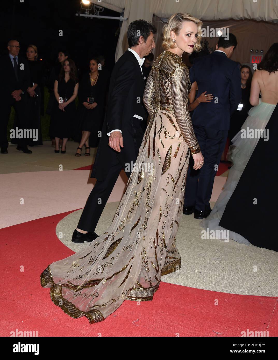 Rachel McAdams attending the Costume Institute Benefit at The Met ...