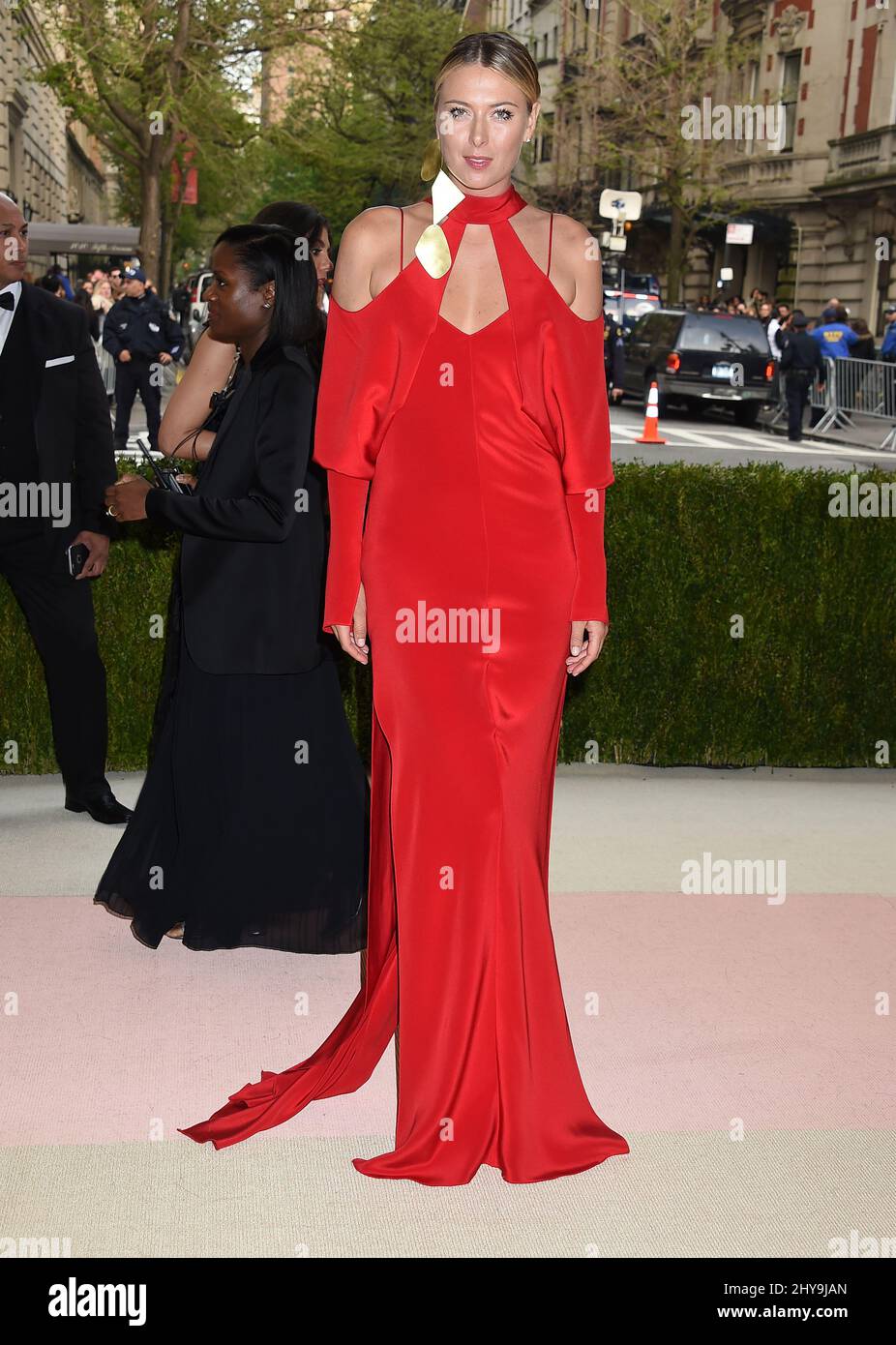 Maria Sharapova attending the Costume Institute Benefit at The Met ...
