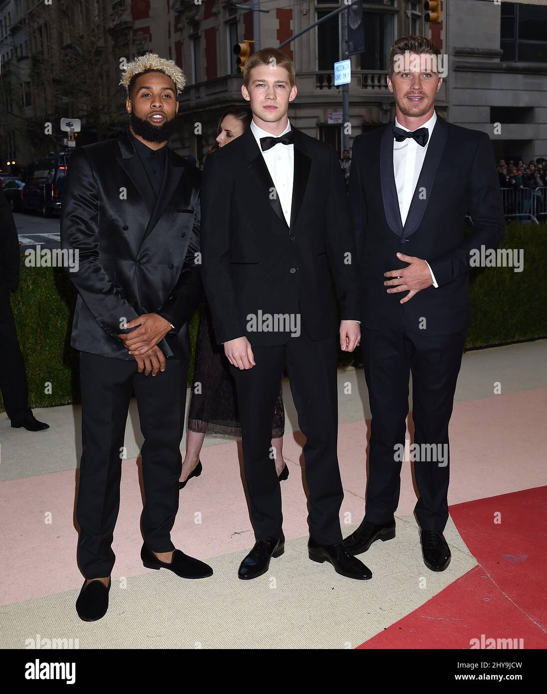 Odell Beckham Jr. & Garrett Hedlund attending the Costume Institute ...