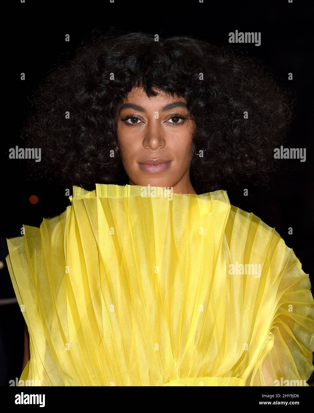 Solange Knowles attending the Costume Institute Benefit at The Met ...