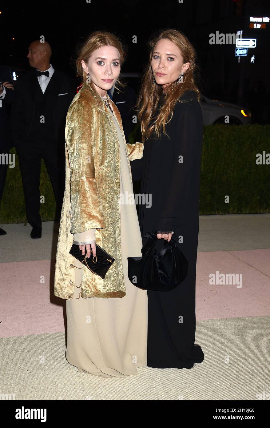 Ashley Olsen and Mary-Kate Olsen attending the MET Gala 2016 costume ...