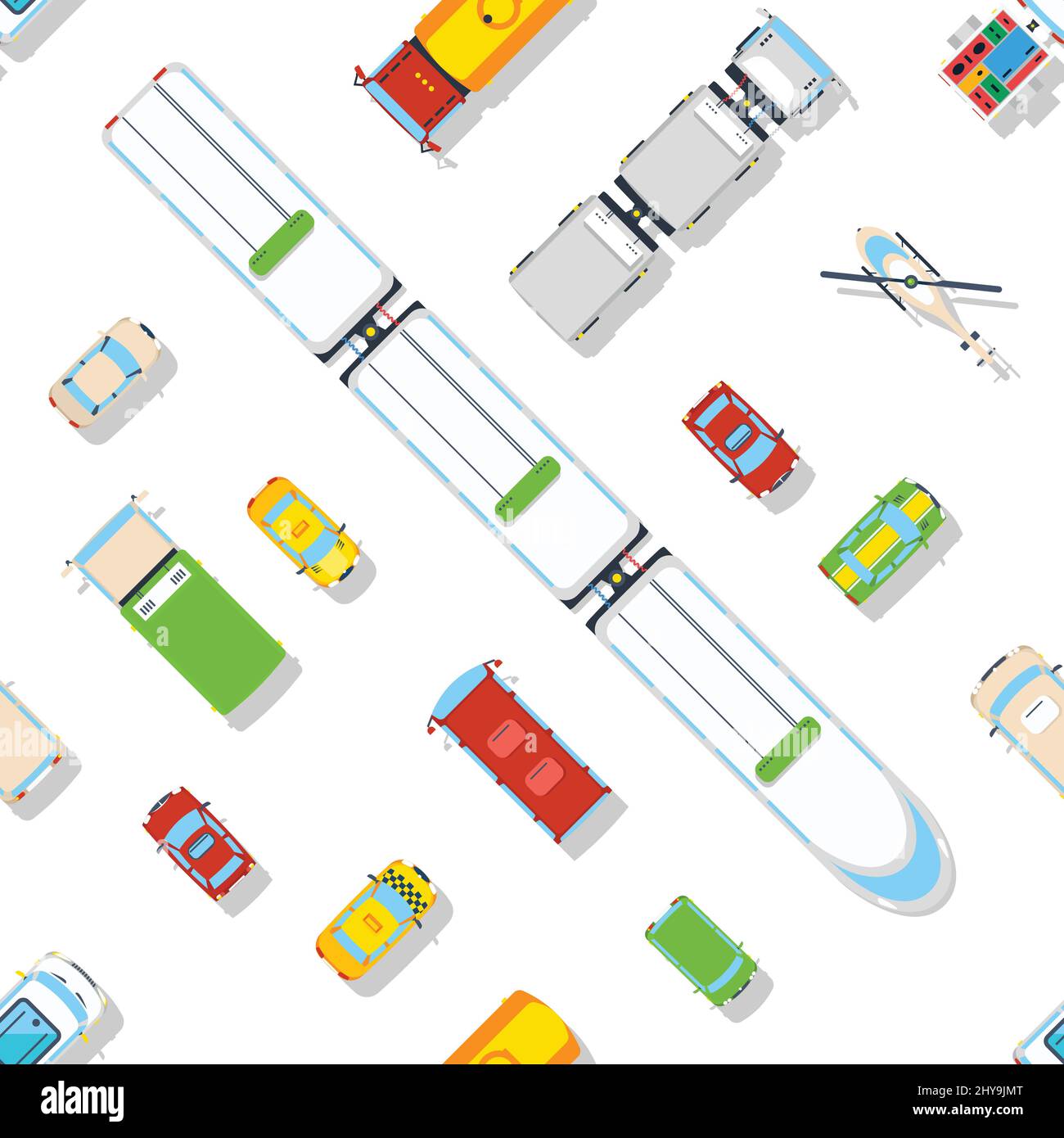 Different Types Vehicles Illustration High Resolution Stock Photography ...