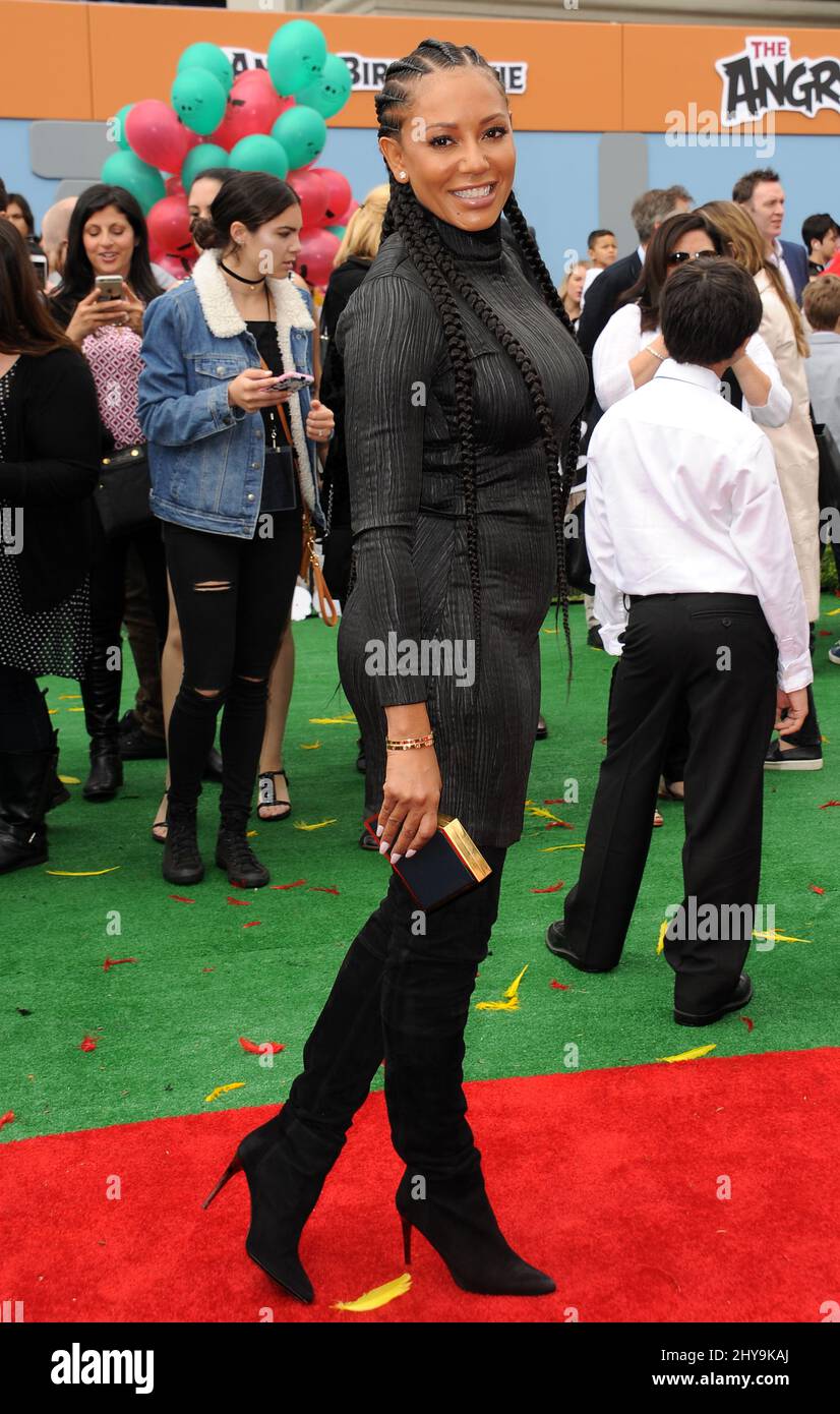 Mel B attending "The Angry Birds Movie" Premiere held at Regency ...
