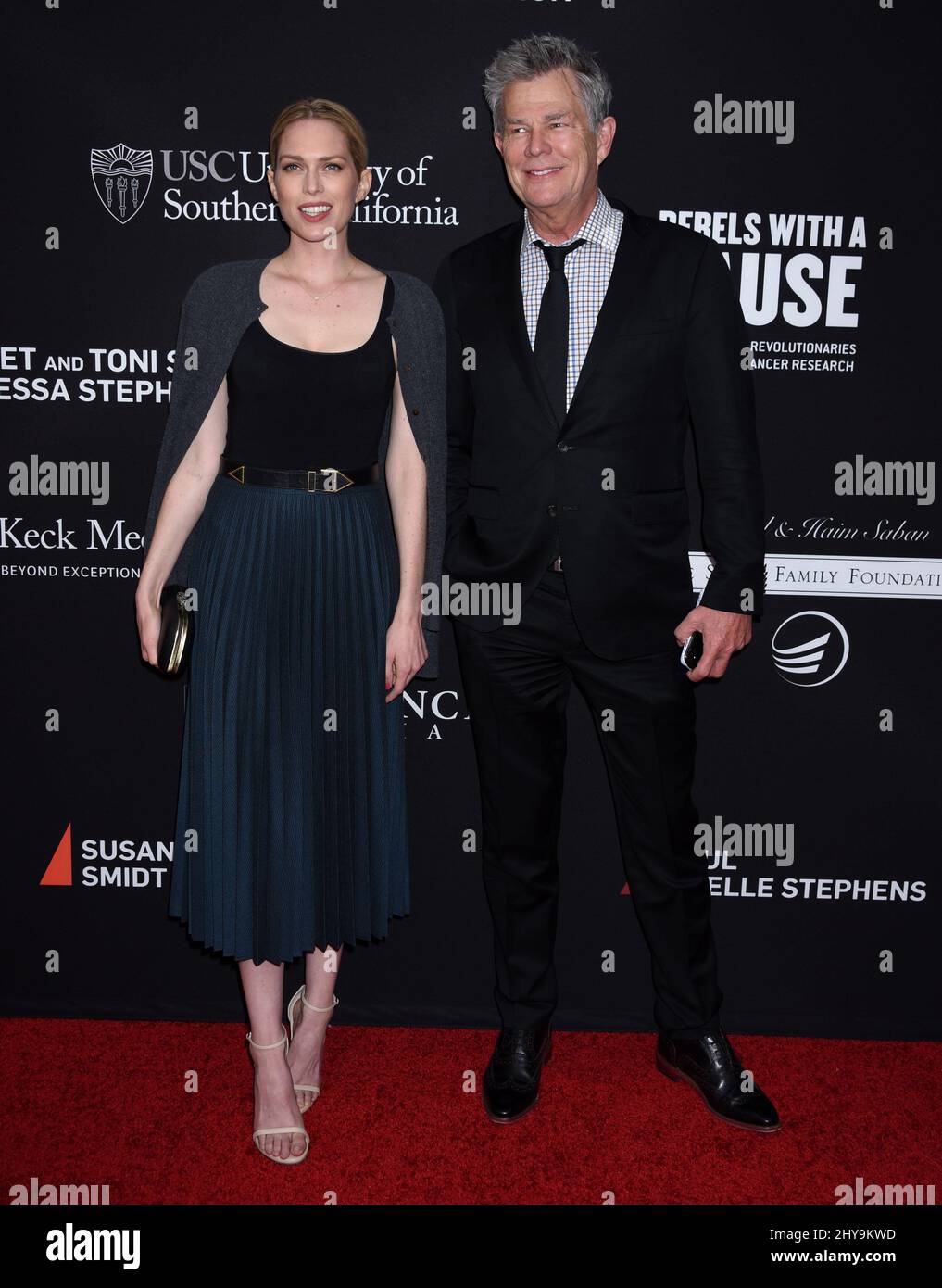 David Foster and Erin Foster attending the Rebels With A Cause Gala ...