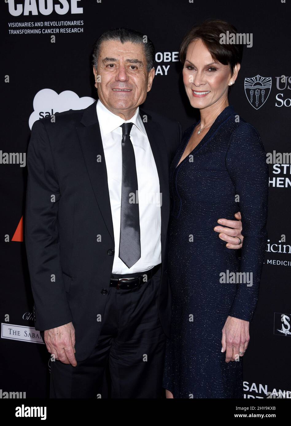 Haim Saban and Cheryl Saban attending the Rebels With A Cause Gala held ...