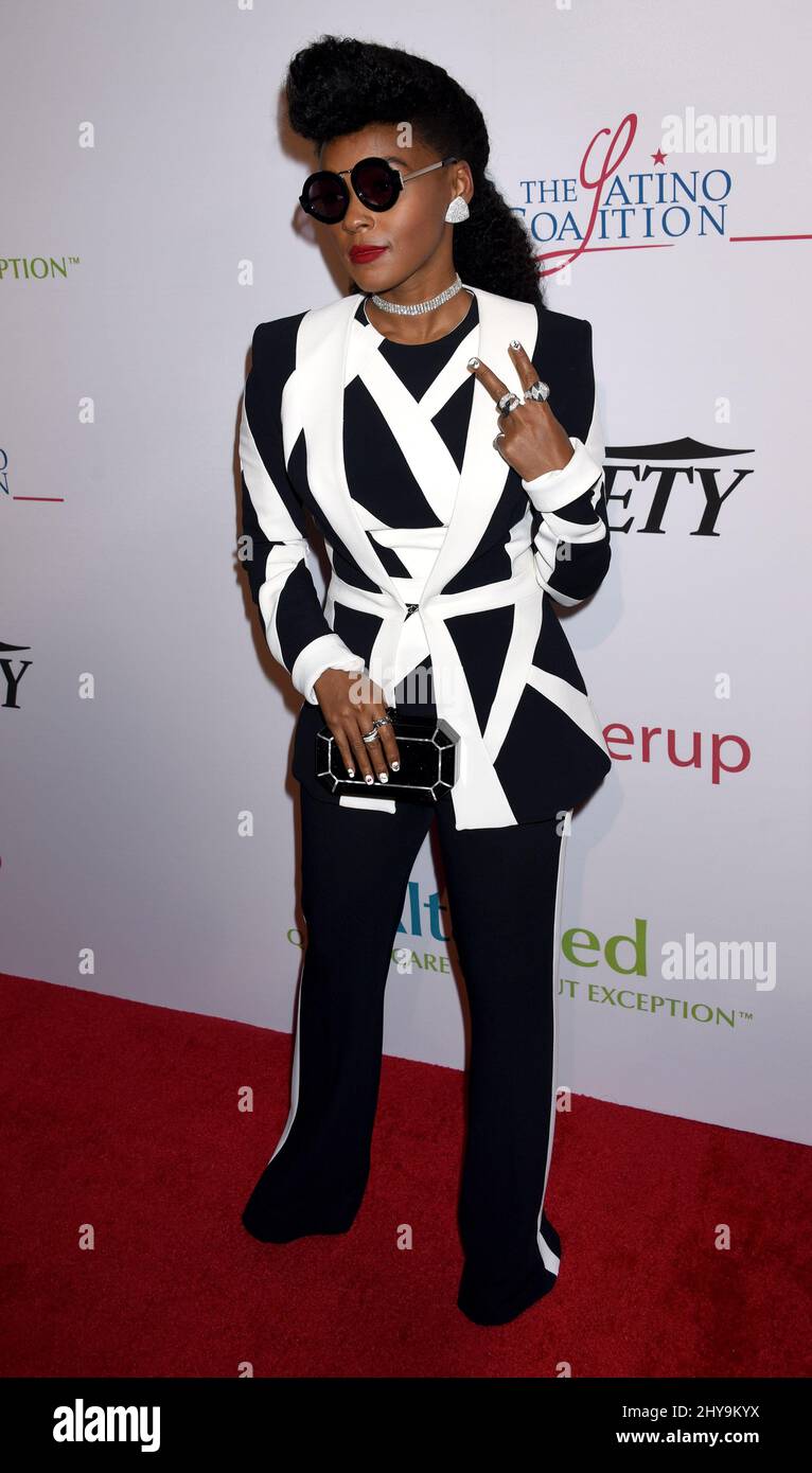 Janelle Monae attending the "Power Up, We Are The Future" Gala held at ...