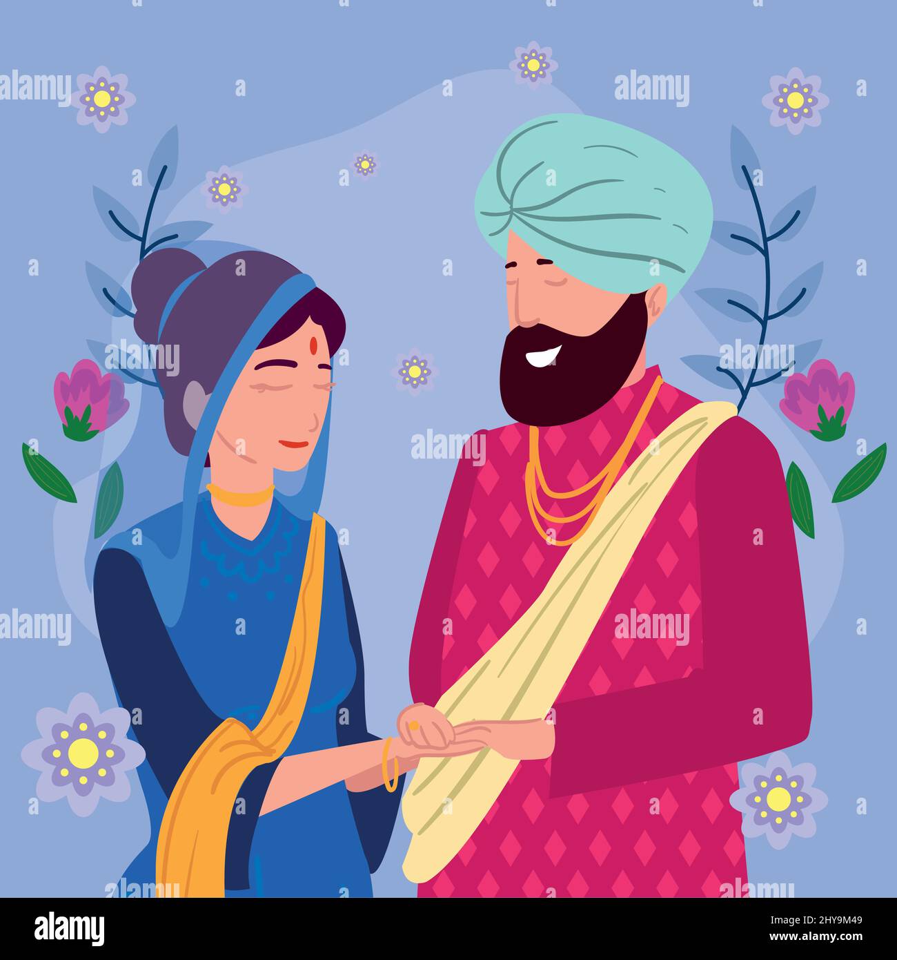 Muslim groom Stock Vector Images - Alamy