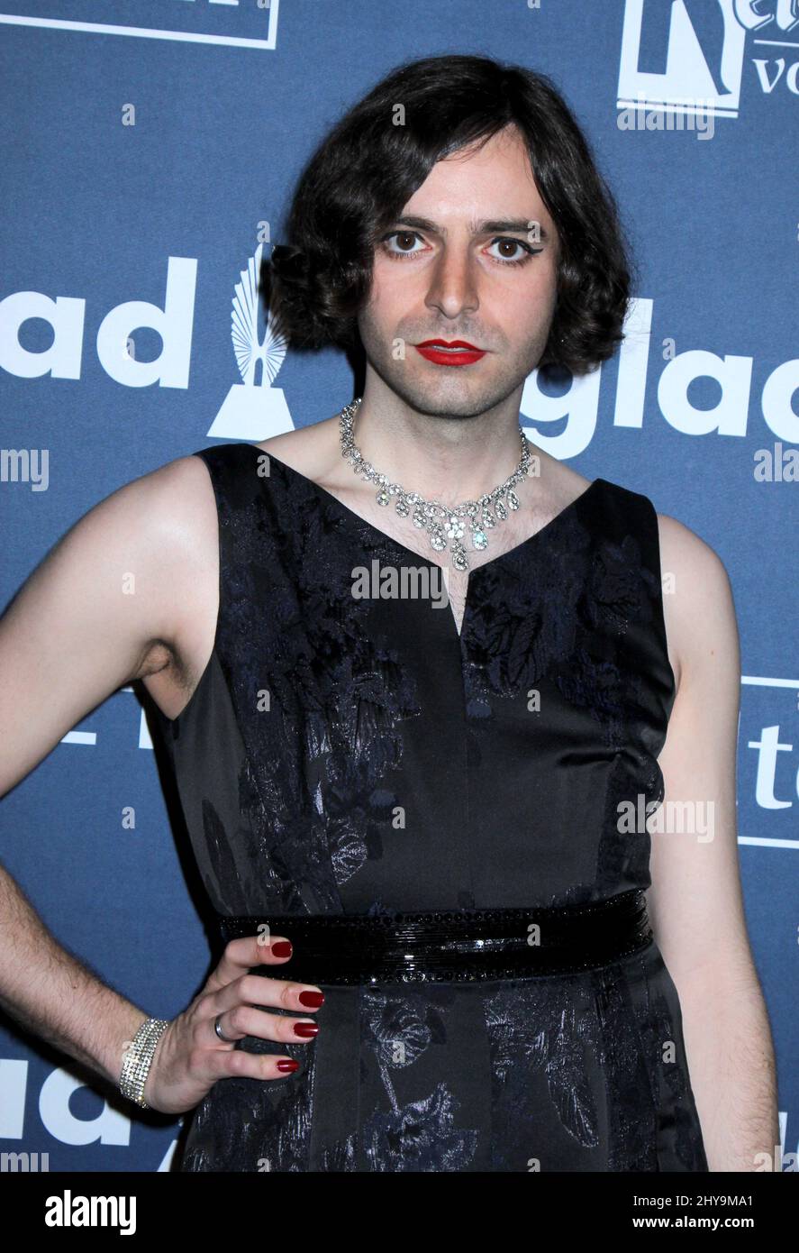 Jacob Tobia attending the 27th annual GLAAD Media Awards in Los Angeles ...