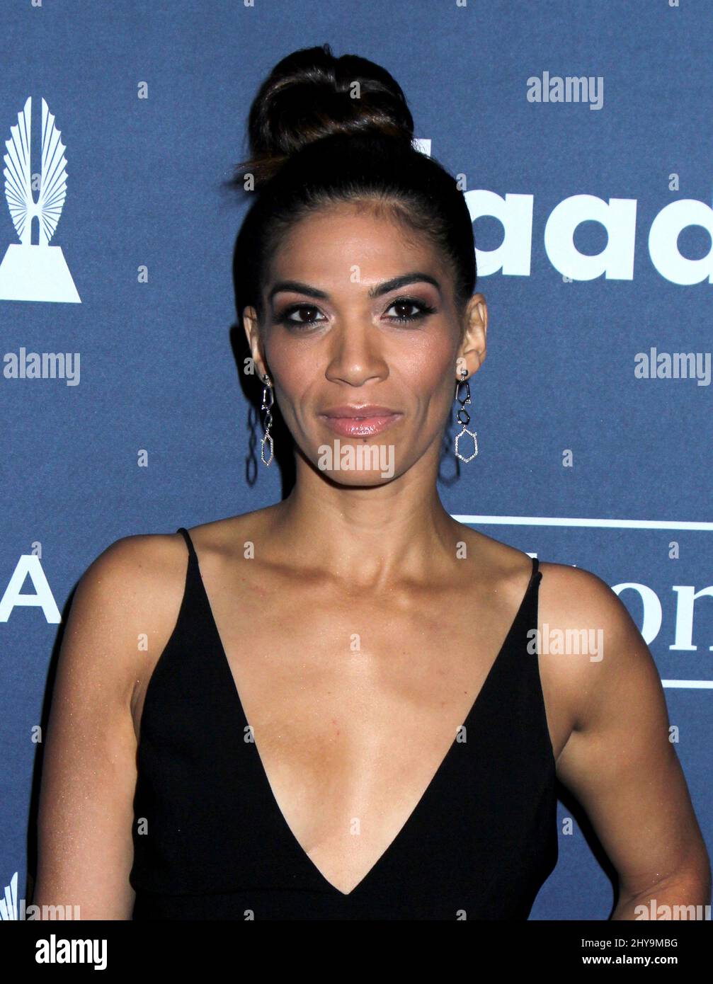 Laura Gomez attending the 27th annual GLAAD Media Awards in Los Angeles, California Stock Photo ...