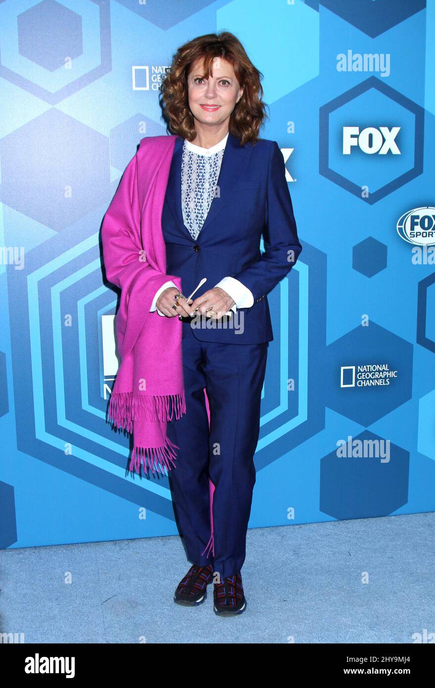 Susan Sarandon attending the FOX Networks 2016 Upfront Presentation ...