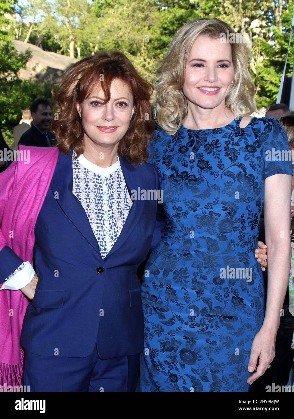 Susan Sarandon and Geena Davis attending the FOX Networks 2016 Upfront ...