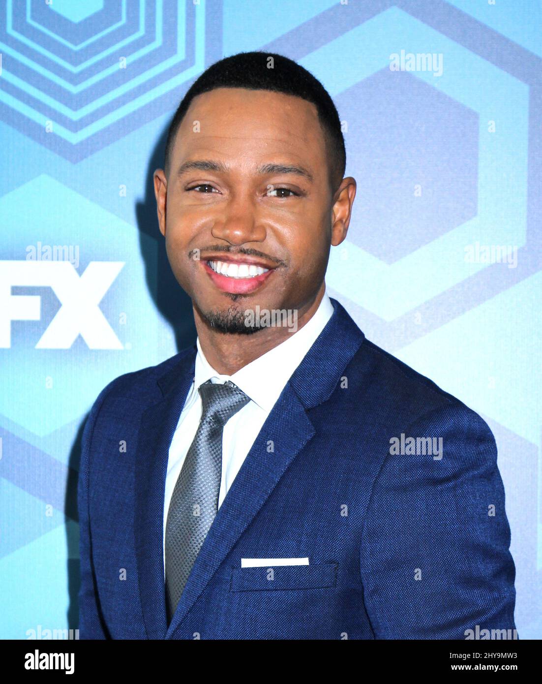 Terrence j fox networks 2016 upfront presentation hi-res stock ...