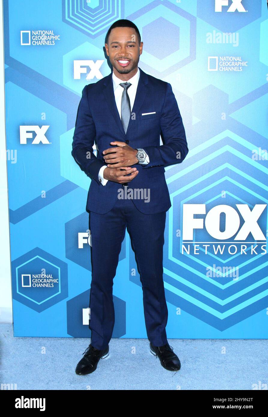 Terrence j fox networks 2016 upfront presentation hi-res stock ...