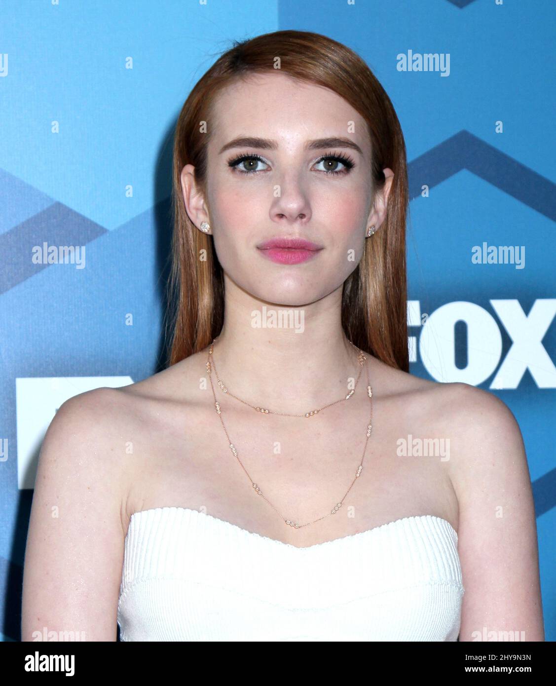 Emma Roberts attending the FOX Networks 2016 Upfront Presentation held ...