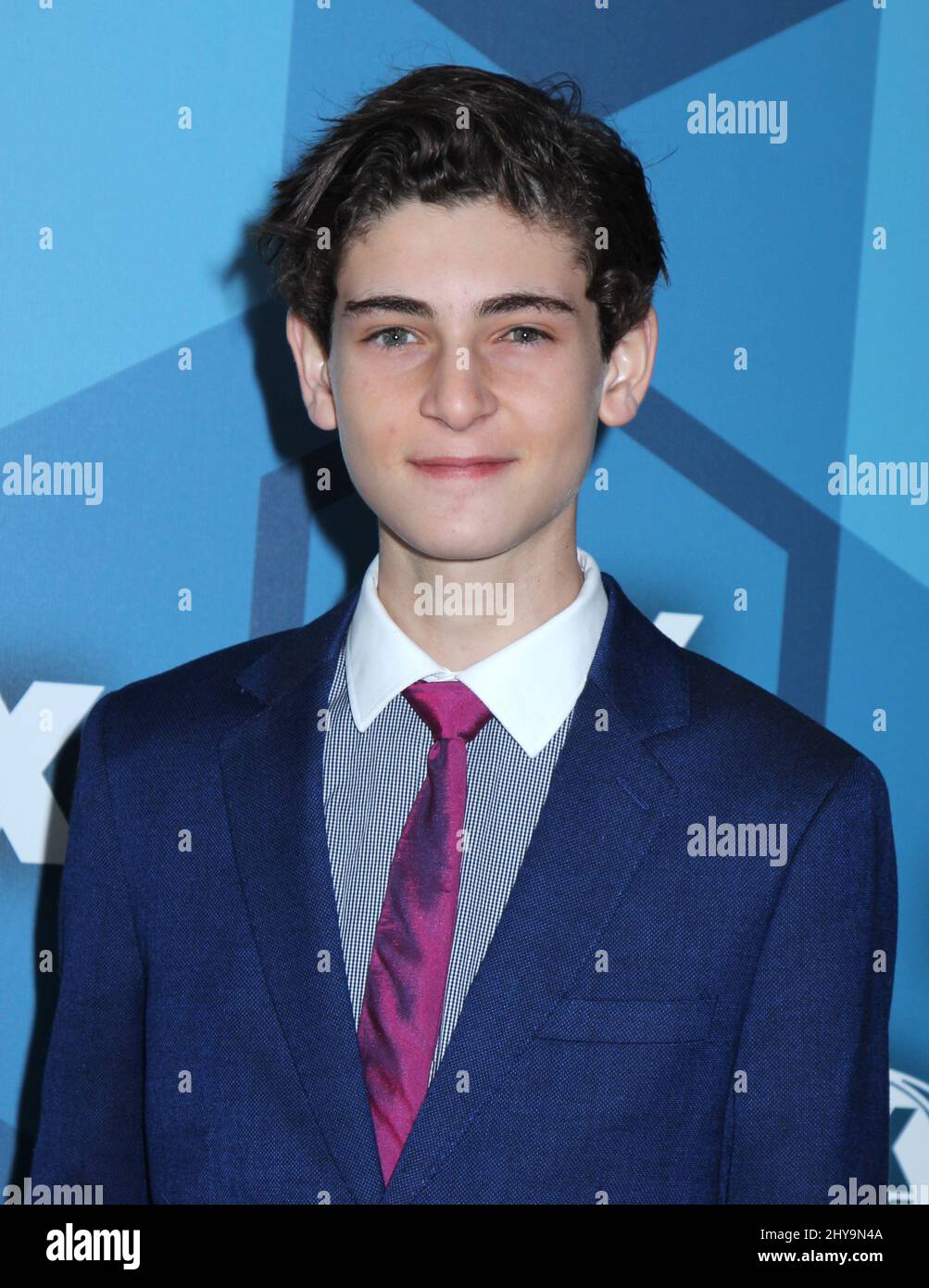 David Mazouz attending the FOX Networks 2016 Upfront Presentation held ...