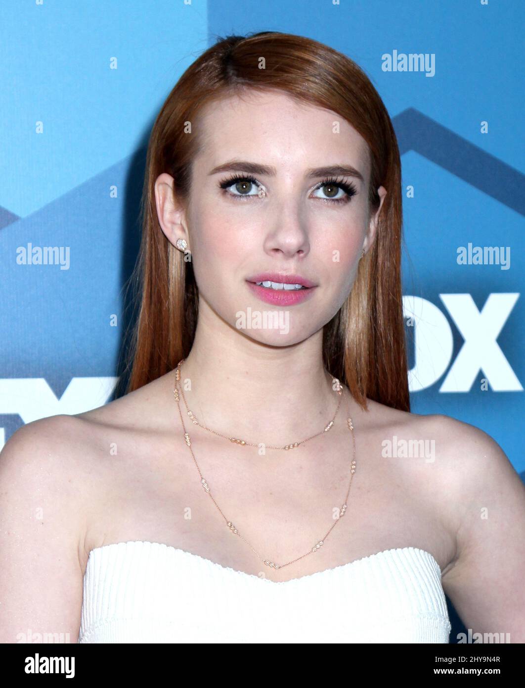Emma Roberts attending the FOX Networks 2016 Upfront Presentation held ...