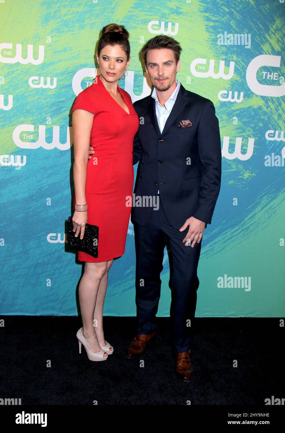 Peyton List and Riley Smith attending The CW Network's 2016 Upfront ...