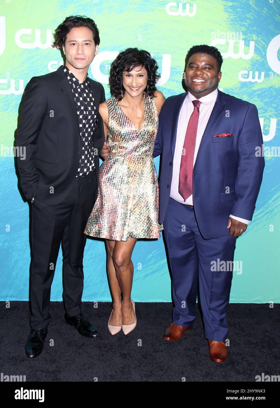 Jesse Rath, Sarayu Blue & Jonathan Langdon attending The CW Network's ...