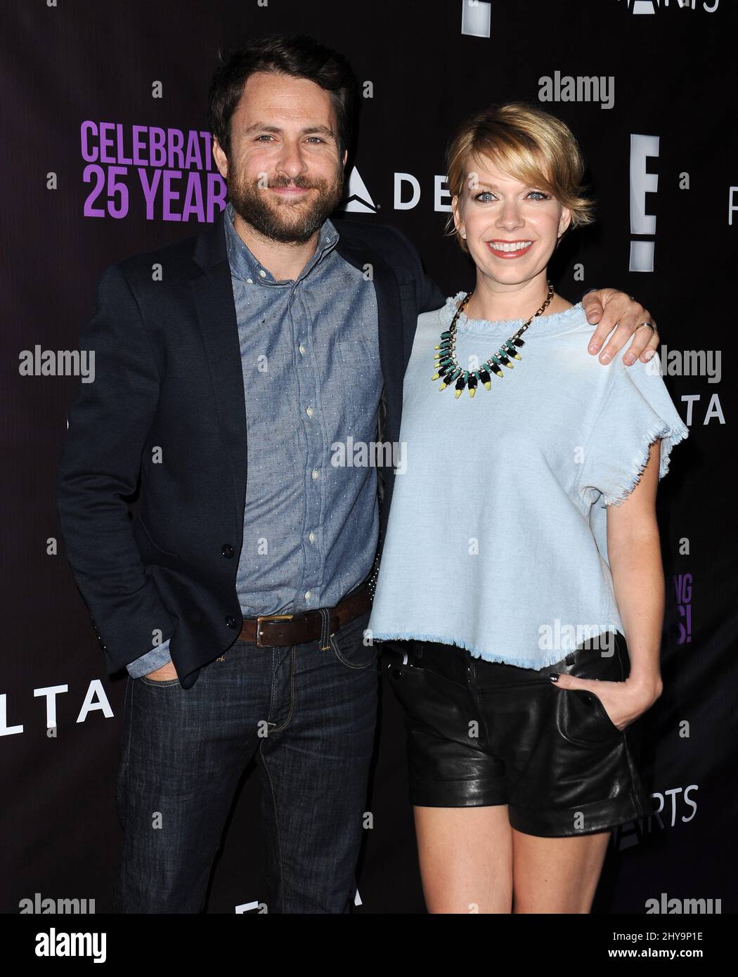 Charlie Day, Mary Elizabeth Ellis attending the P.S.ARTS' 25th ...