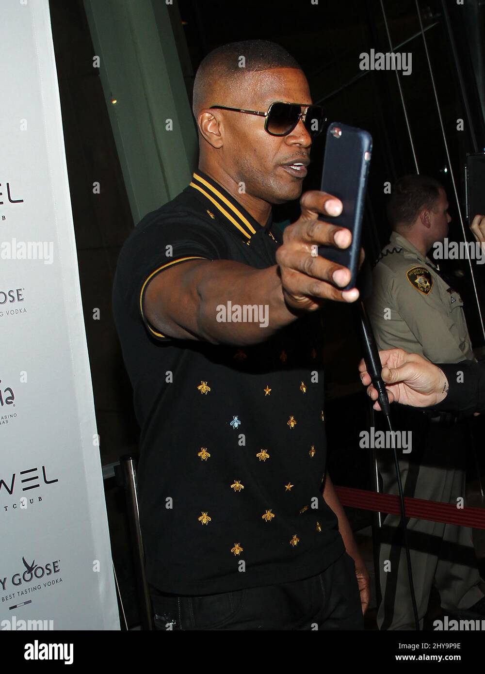 Jamie Foxx attending the JEWEL Nightclub Opening Night at ARIA Resort ...