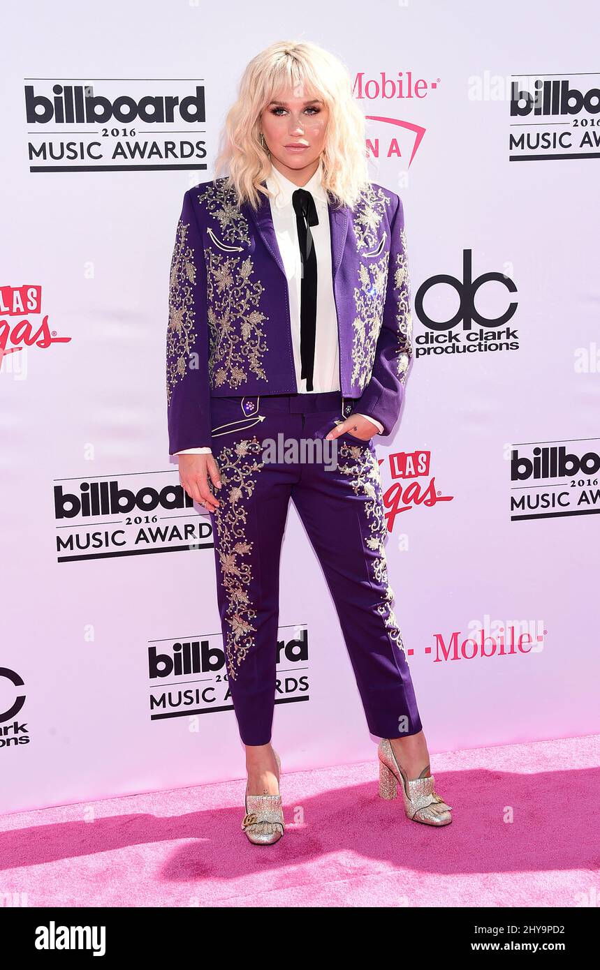Kesha attending the 2016 Billboard Music Awards in Las Vegas Stock ...