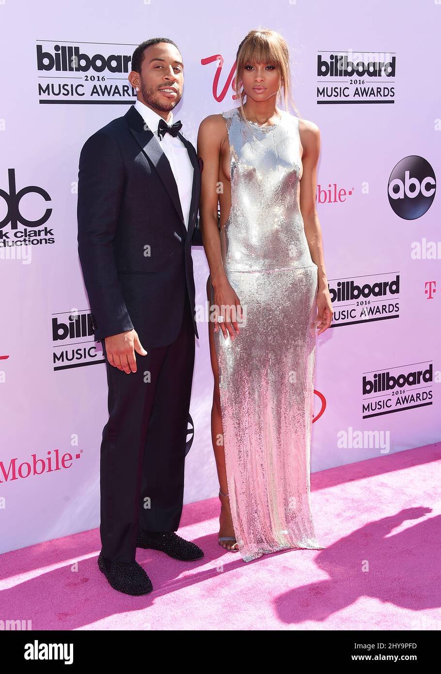 Chris Ludacris Bridges And Ciara Attending The 2016 Billboard Music Awards In Las Vegas Stock