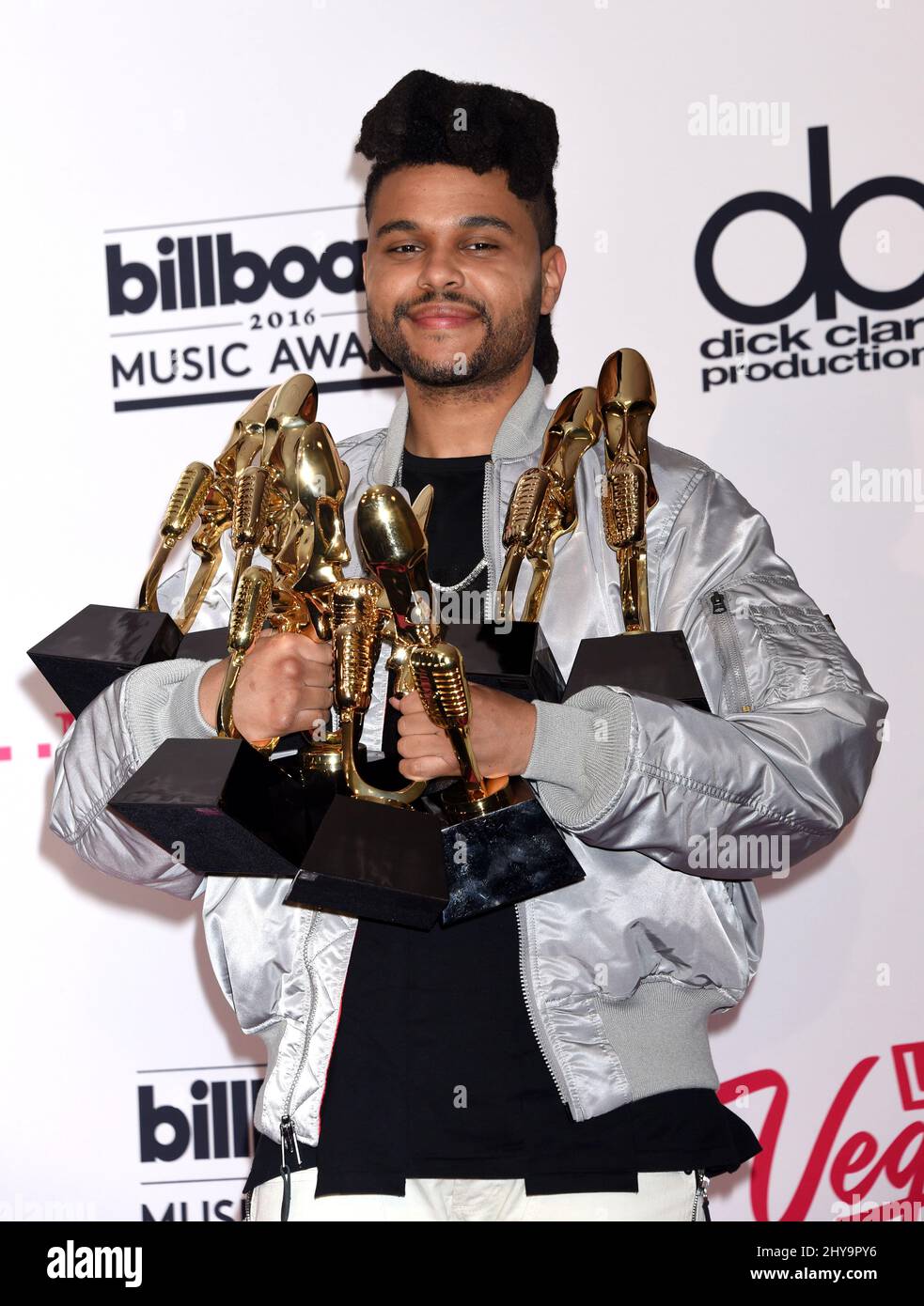 The Weeknd in the press room at the 2016 Billboard Music Awards in Las ...