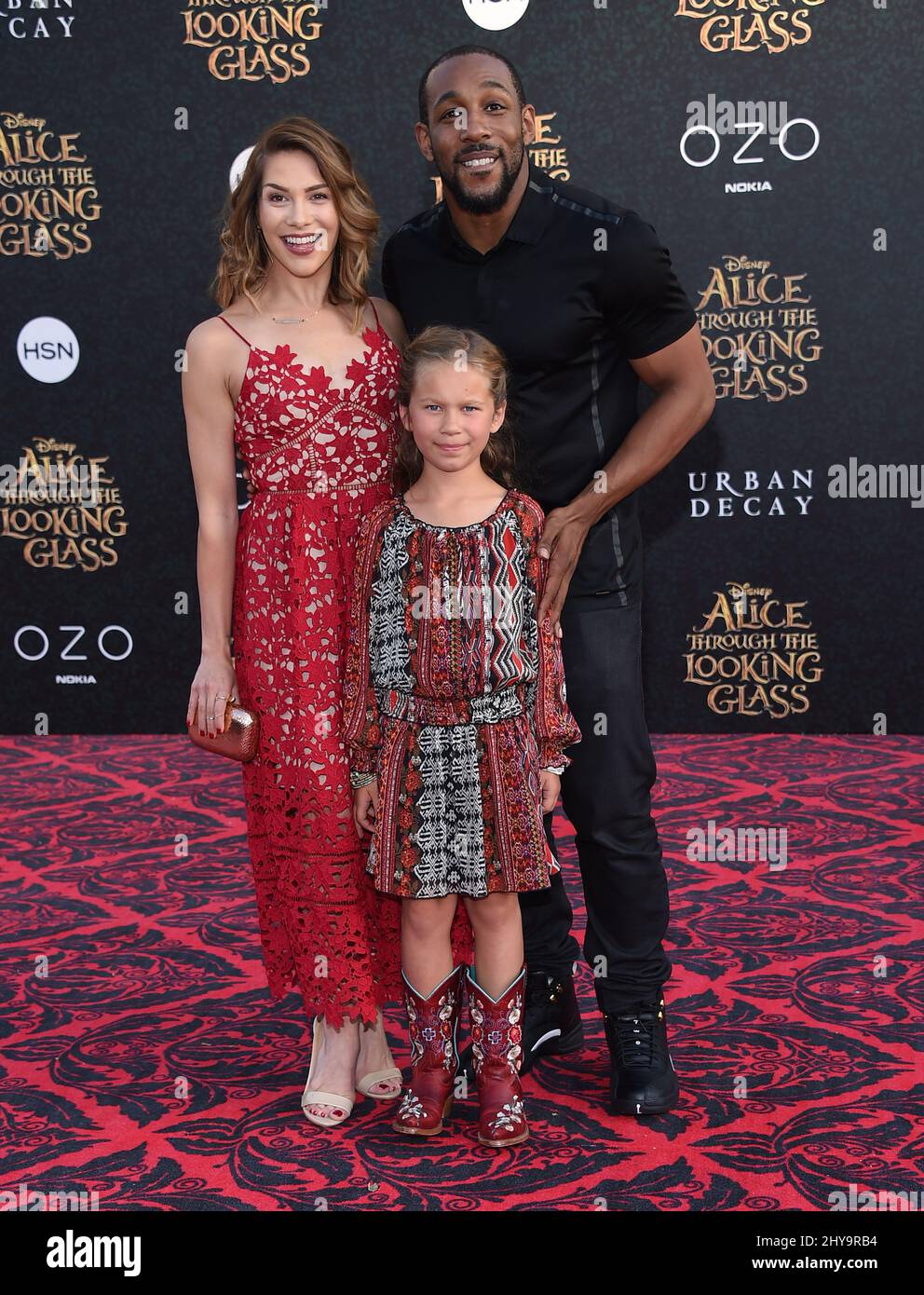 Allison Holker & Stephen Boss attending the 'Alice Through The Looking ...