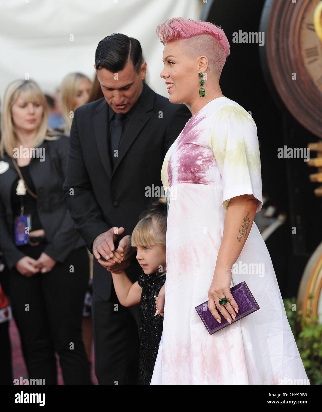 Pink & Carey Hart attending the 'Alice Through The Looking Glass' US ...