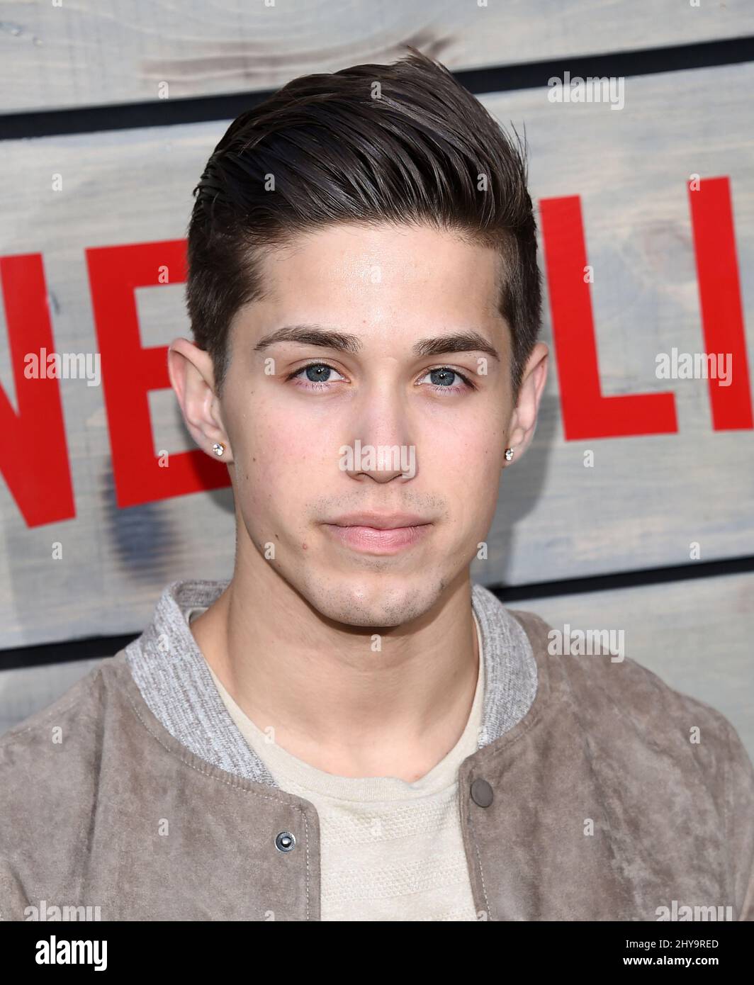 Brandon Larracuente arrives at the Premiere of "Bloodline" Season Two ...