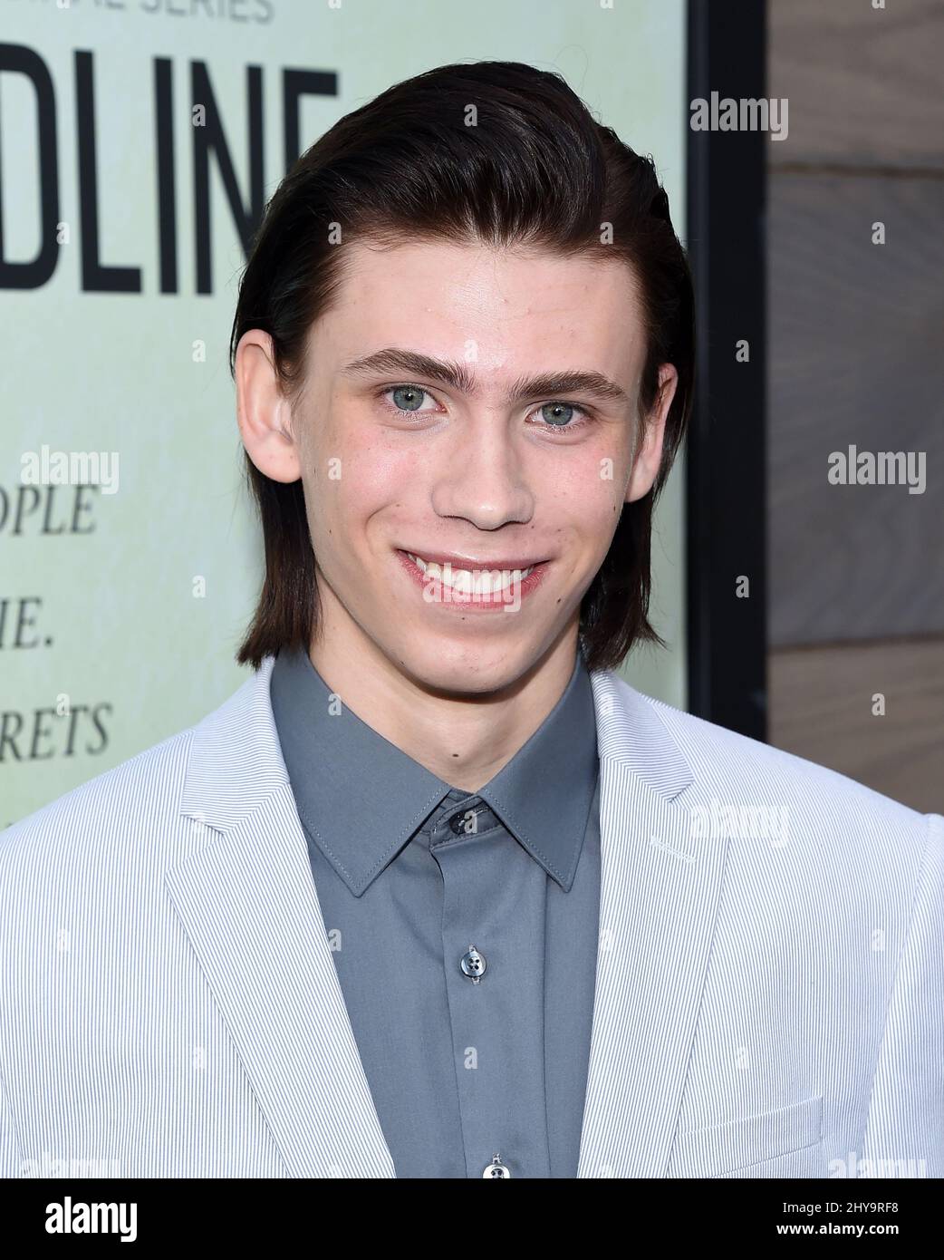 Owen Teague arrives at the Premiere of "Bloodline" Season Two at ...