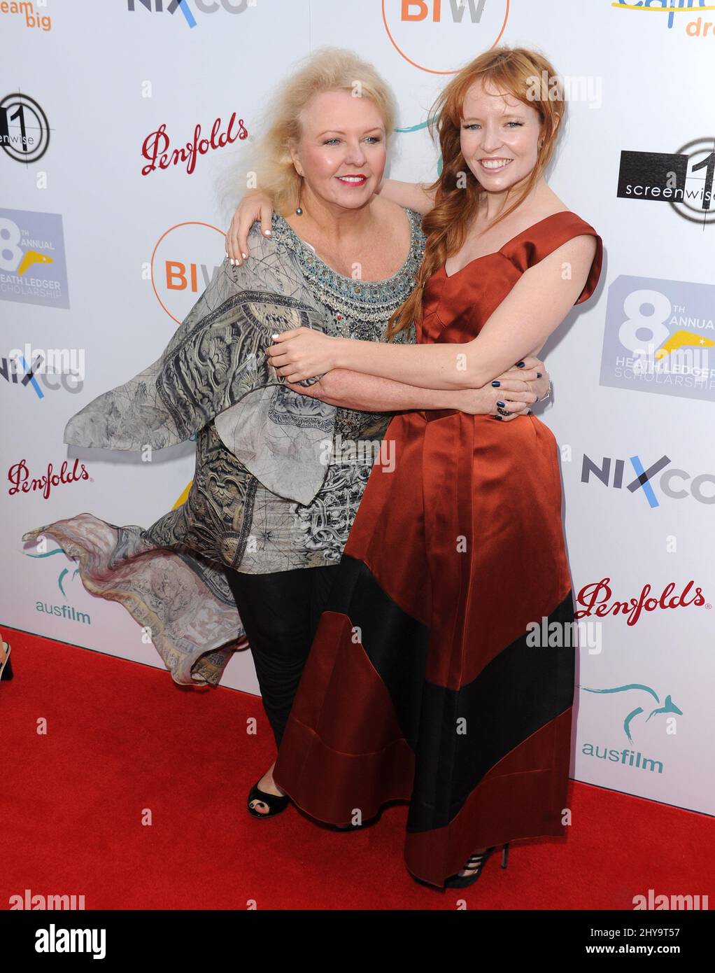 Denise Roberts, Stef Dawson attending the 2016 Australians In Film ...