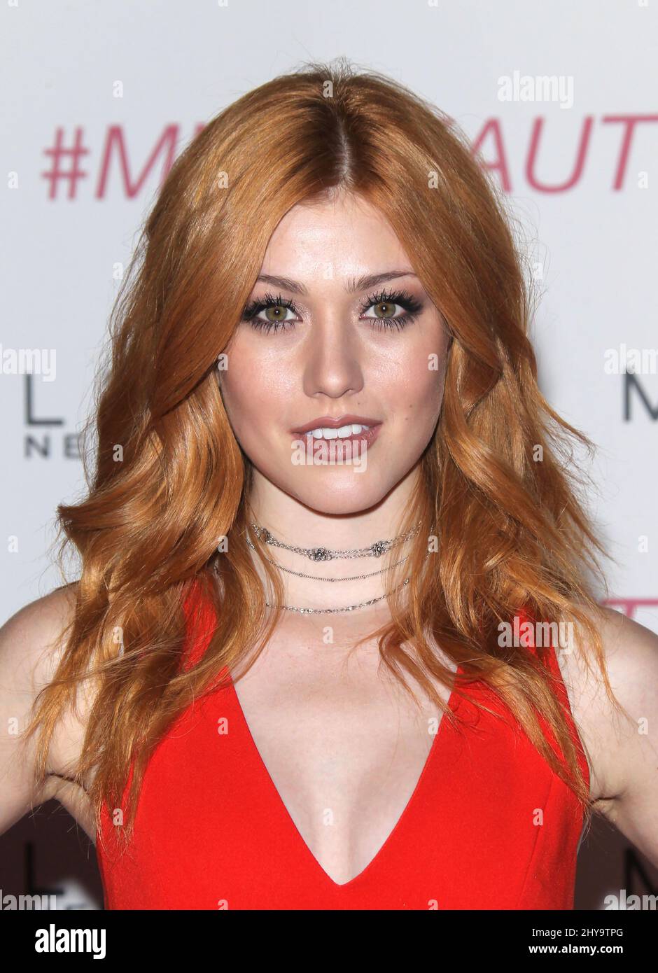 Katherine McNamara arriving for the Maybelline New York Beauty Bash ...
