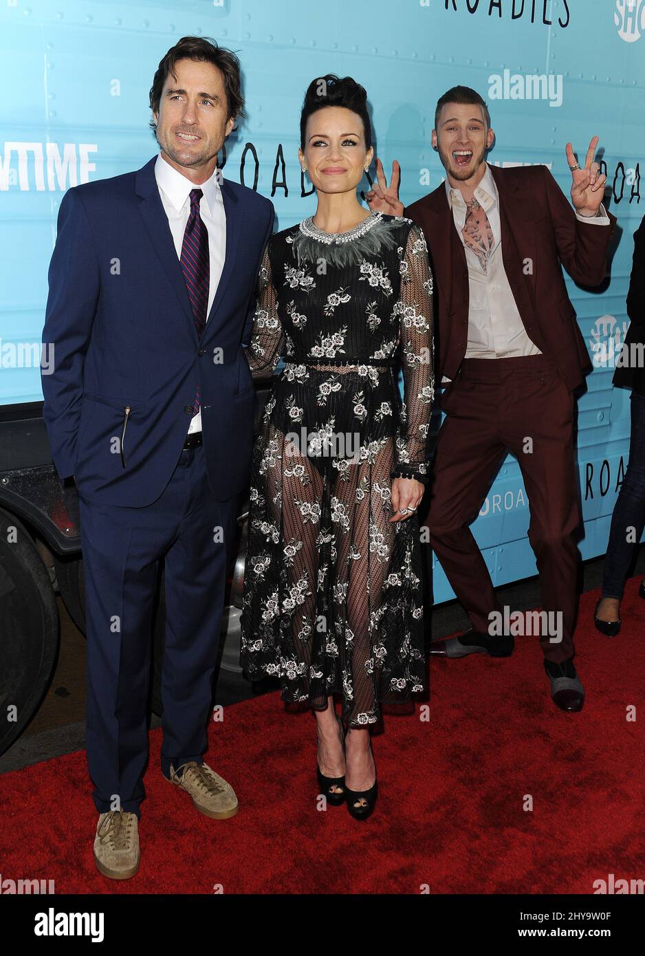 Luke Wilson, Carla Gugino, Richard Colson Baker AKA 'Machine Gun Kelly ...