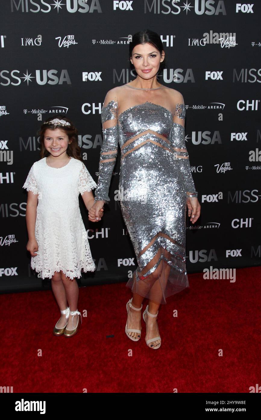 Estela Ines Monteverde, Ali Landry attends The 2016 MISS USA Red Carpet ...