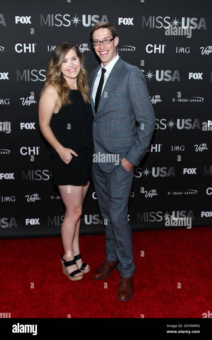 Becky Miller, Keith Habersberger attends The 2016 MISS USA Red Carpet ...