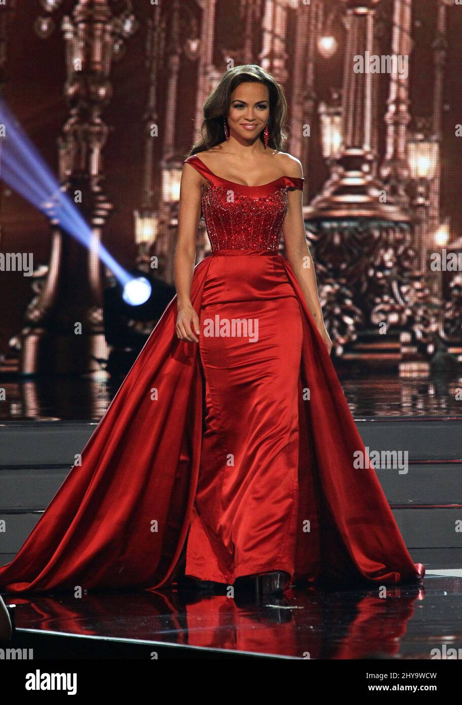 Miss Connecticut USA, Tiffany Teixeira during The 2016 MISS USA Pageant ...
