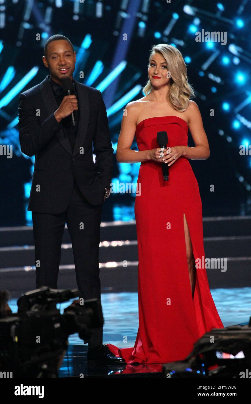 Terrence J, Julianne Hough during The 2016 MISS USA Pageant T-Mobile ...