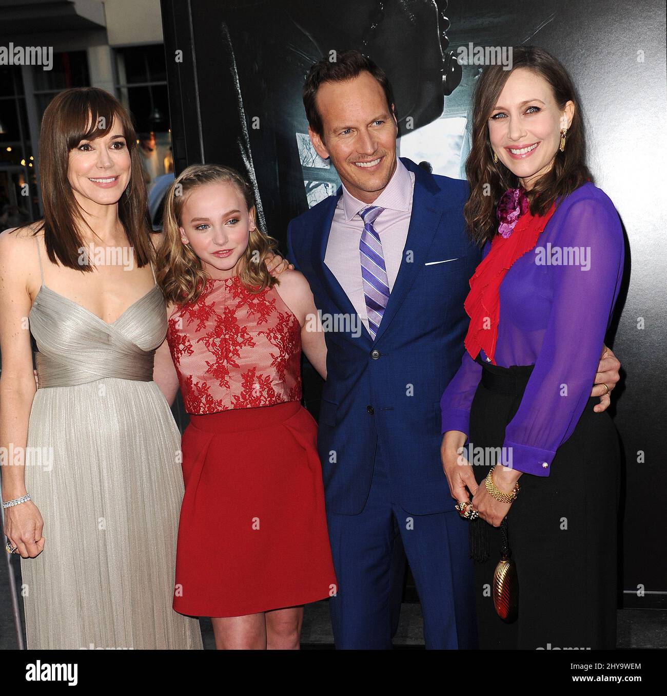 Frances O'Connor, Madison Wolfe, Patrick Wilson, Vera Farmiga attending ...