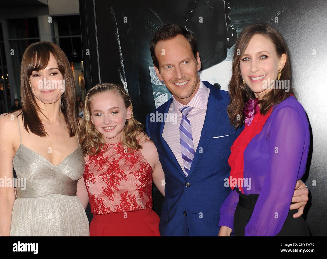 Frances O'Connor, Madison Wolfe, Patrick Wilson, Vera Farmiga attending ...