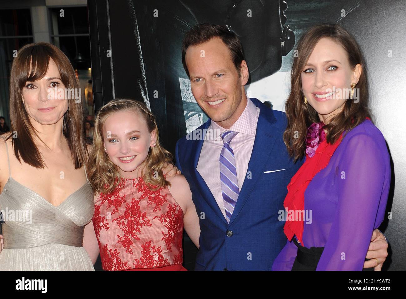 Frances O'Connor, Madison Wolfe, Patrick Wilson, Vera Farmiga attending ...