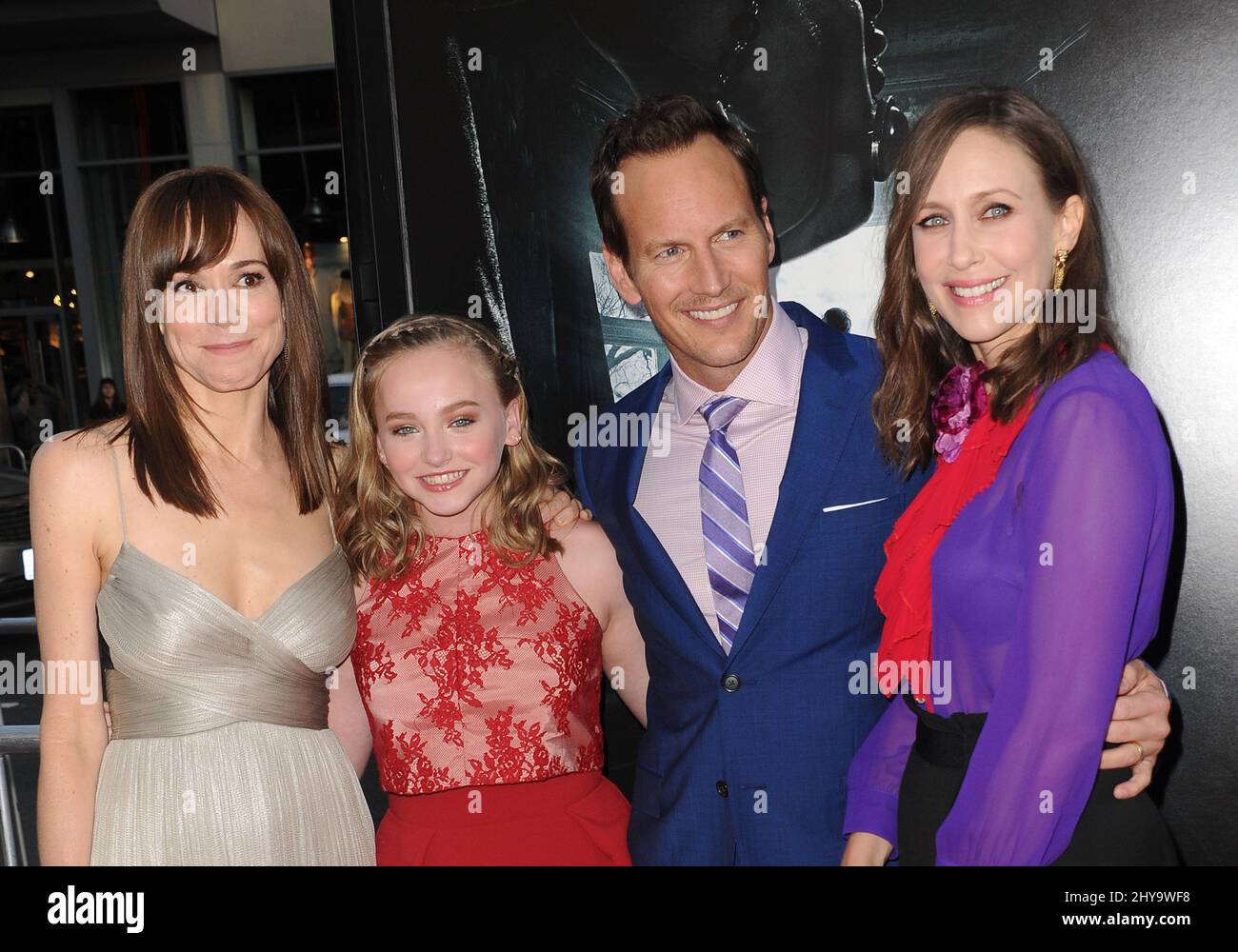 Frances O'Connor, Madison Wolfe, Patrick Wilson, Vera Farmiga attending ...