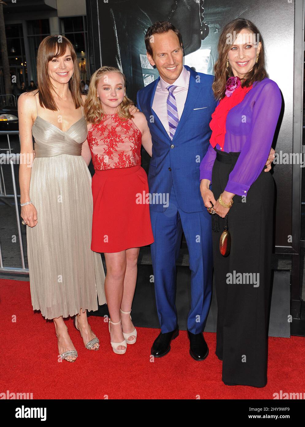 Frances O'Connor, Madison Wolfe, Patrick Wilson, Vera Farmiga attending ...